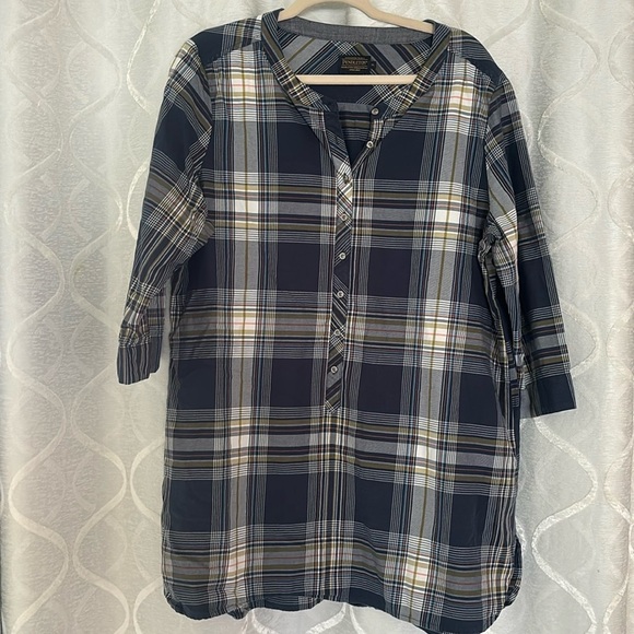 Pendleton | Dresses | Pendleton Shirt Dress Plaid Womens Xl C28 | Poshmark
